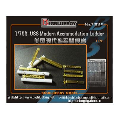 恒辉模型 bigblueboy 70019 1/700 美国现代登舰梯 模型用改造件