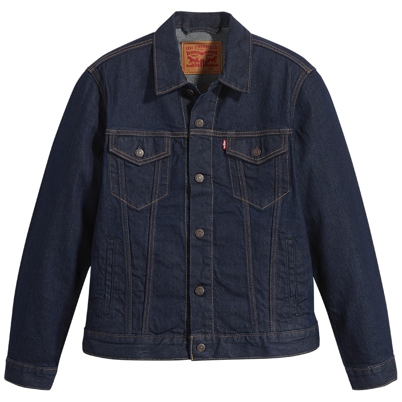 【商场同款】Levi's李维斯新款男士翻领牛仔夹克外套72334-0661_虎窝淘