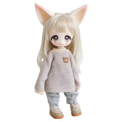 森林大兔吱三戳六菲菲bjd娃头