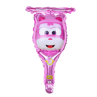 儿童卡通手持棒生日装饰铝膜气球