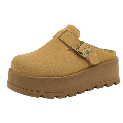 UBZ防水厚底增高包头勃肯拖鞋