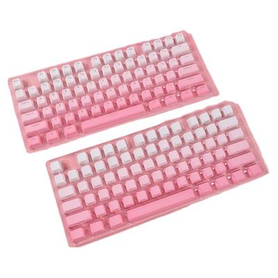 飞花键帽渐变透光侧刻