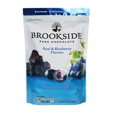 Brookside夹心黑巧克力豆800g