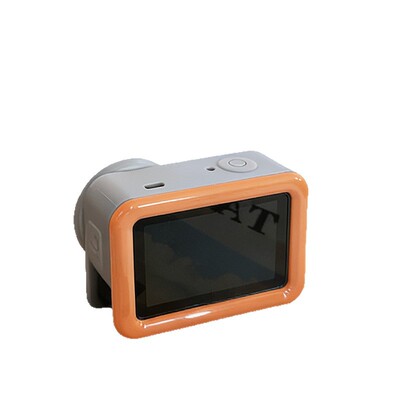 eisscce爱思克 适用DJI大疆Osmo Action6/5pro/4/3保护壳tpu硬壳兔笼边框防摔耐磨便携硅胶保护套