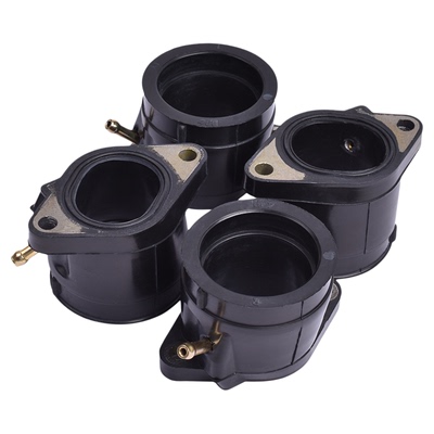 适用雅马哈YZF600R进气口配件95-07摩托车化油器接口胶接头喉管
