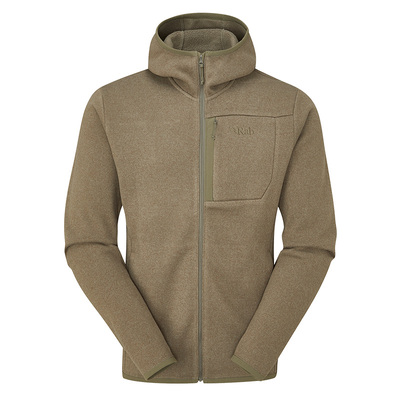 RAB睿坡轻弹舒适男士连帽抓绒衣