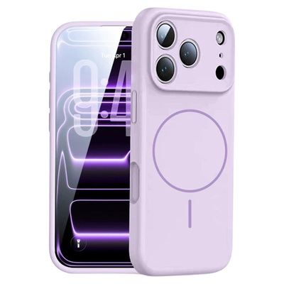 适用新款液态硅胶苹果17promax手机壳iPhone16pro磁吸壳15全包防摔14pro高级感男女13保护套18镜头散热加高