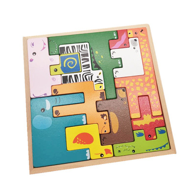 儿童动物拼图益智玩具俄罗斯方块