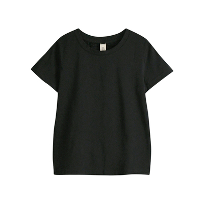 文艺A字裙女童红色半身裙棉麻