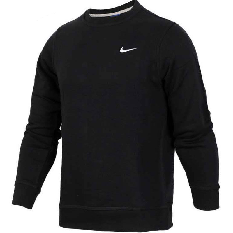 耐克小勾加绒卫衣男运动休闲圆领保暖加厚长袖套头衫623459916609_虎窝淘