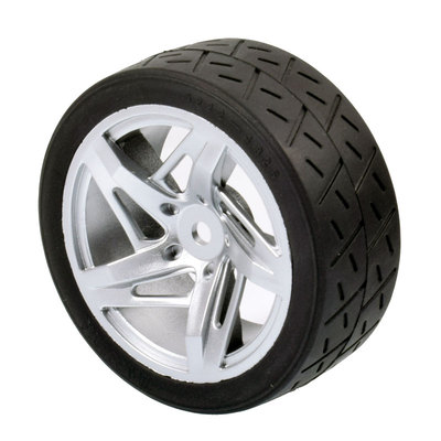 1:10平跑轮胎ptg2房车D3轮毂竞速胎xv01田宫TT02抓地软胎FW06