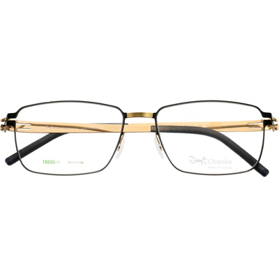 日本无螺丝Chiyoko超轻男眼镜框
