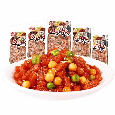 佳龙五谷杂粮辣条小零食麻辣味儿时小时候的吃的五毛钱校园小吃