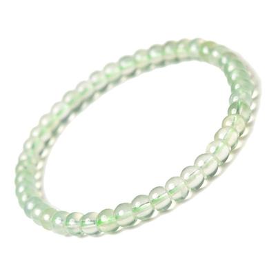 葡萄石手串女男东海水晶玛瑙玉髓翡翠宝玉石散珠子盘珠荧光绿手链