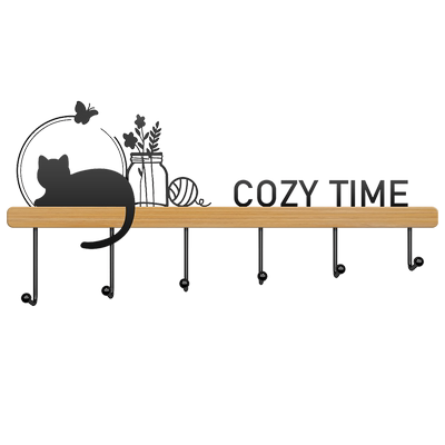 进门后玄关挂衣架墙上壁挂