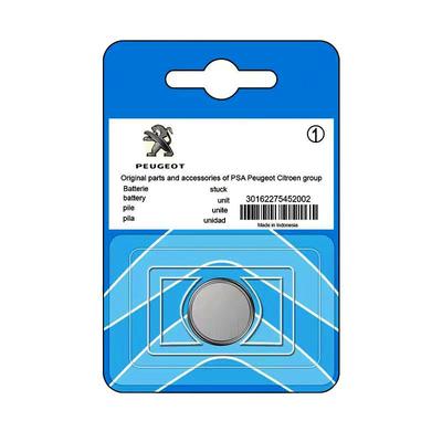 标致专用汽配版原装钥匙电池