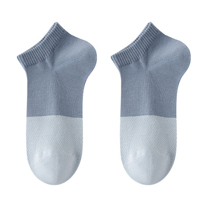 袜子男短袜夏季网眼吸汗短筒船袜