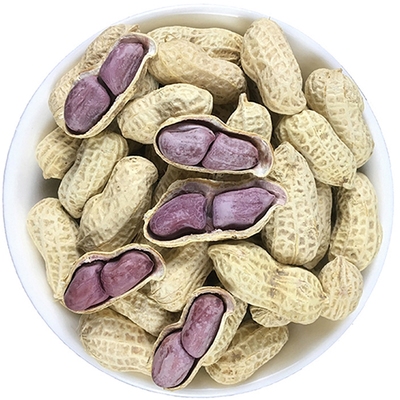 龙岩连城特产紫衣花生2斤小种水煮晒干紫皮花生湿烤香脆茶点零食