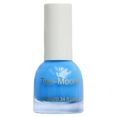 多巴胺糖果Two-Moons油性指甲油柠檬黄玫红少女粉荧光绿不可撕