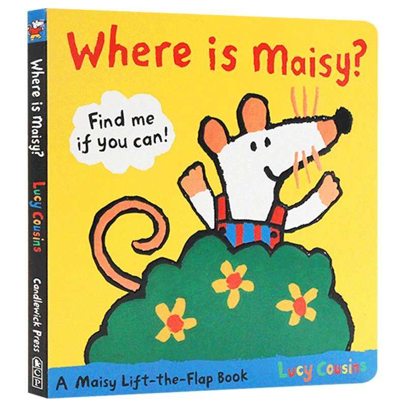 小鼠波波在哪里 精装英文原版 Where Is Maisy 低幼儿童英语启蒙纸板翻翻书3-6岁 亲子故事绘本 Lucy Cousins 进口英语书籍_虎窝淘
