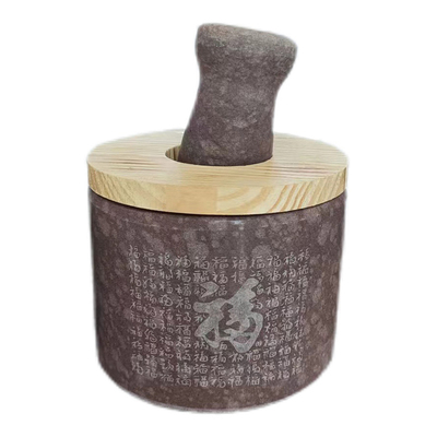 捣蒜器天然原石蒜臼子老式家用