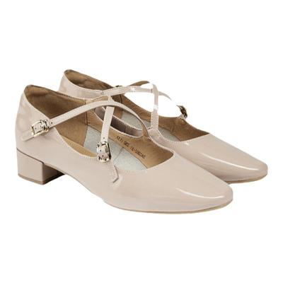 浅口粗跟单鞋女中跟通勤玛丽珍鞋