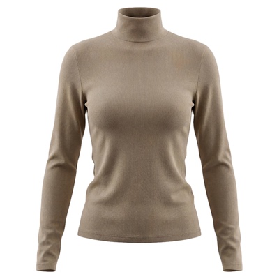 Ames【修身小高领加绒长袖】