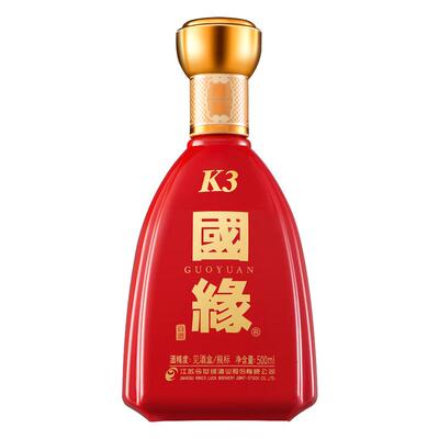今世缘国缘K3白酒500ml×1瓶