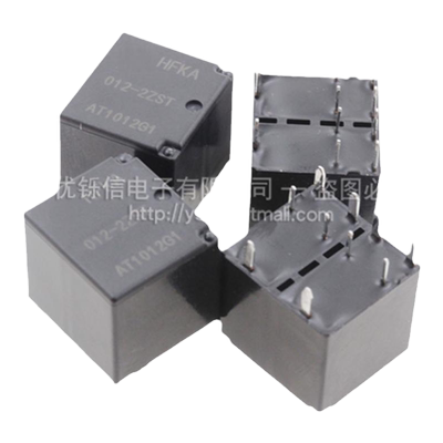 汽车继电器 HFKA-012-2ZST 10脚 25A 2组转换