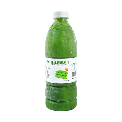 冷冻苦瓜原汁960ml 鲜果鲜榨果蔬汁苦瓜汁速冻非浓缩还原果汁