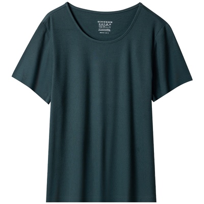 舒雅莫代尔圆领短袖打底衫