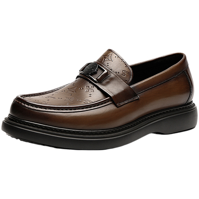 沙驰26年新款进口牛皮轻底乐福鞋