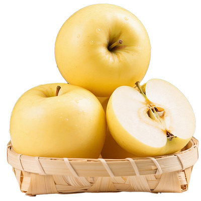 山东烟台黄金奶油富士苹果10斤应当季新鲜水果栖霞牛奶冰糖心平果