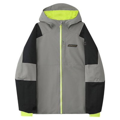 蜘蛛秋冬男防风耐磨连帽滑雪夹克