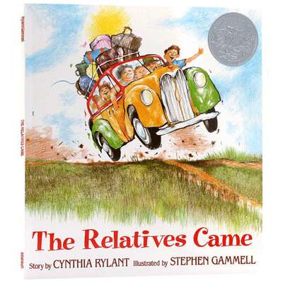 亲朋自远方来 英文原版 The Relatives Came 凯迪克银奖绘本 Cynthia Rylant 儿童英语启蒙 图画故事书 大开本 英文版进口原版书籍