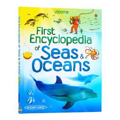 进口英文原版 First Encyclopedia of Seas and Oceans 海洋百科全书科普读物小百科 儿童英语辅导课外训练阅读 Usborne出品