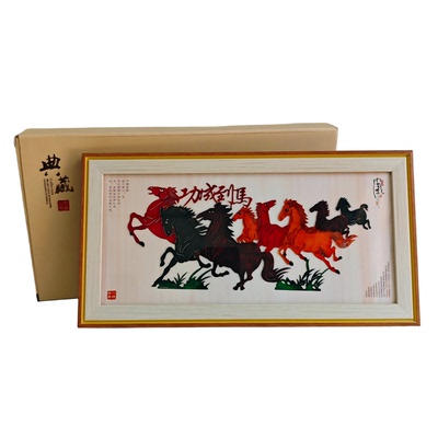 皮影摆件装饰画西安特色礼品