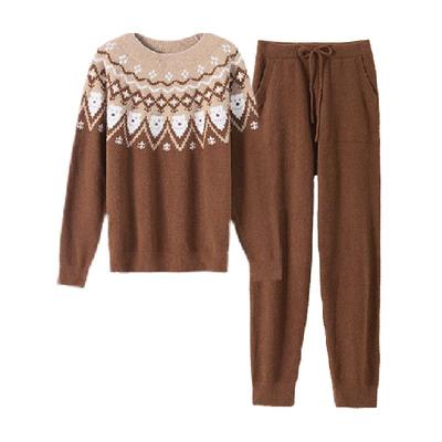 ubras圆领云朵绒情侣家居服套装