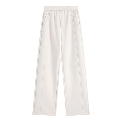 主曼窄版醋酸羊毛裤2026新款