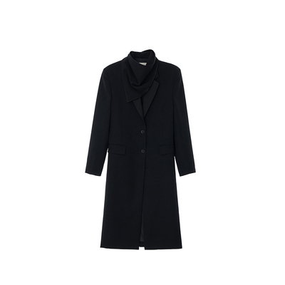 RECTO纯羊毛单排扣大衣