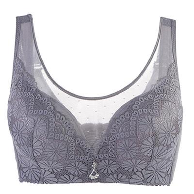 大码调整型大胸显小矫正文胸罩