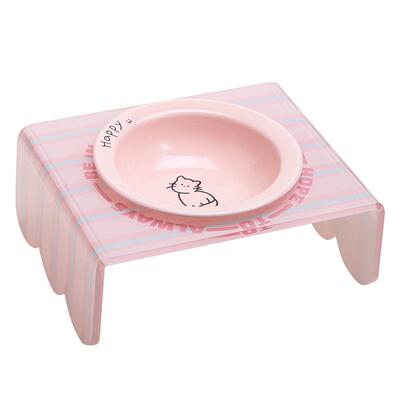 Petdebby飞碟猫碗陶瓷湿粮碗