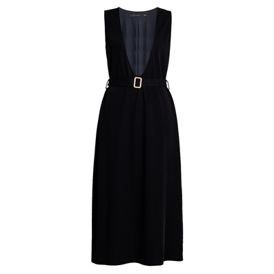 罗衣高级通勤背心连衣裙