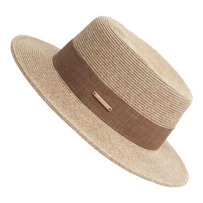 fuchema立禾平顶礼帽春夏