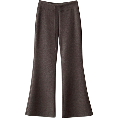 羊绒加绒抽绳显瘦百搭微喇休闲裤