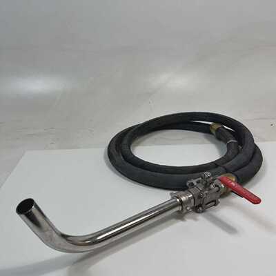FLUX ELAFLEX Saugrohr mit Ablaufschlauch 28 mm G34 DN25  END