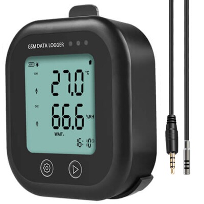 宇问GSM短信报警温湿度记录仪