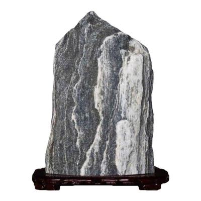 正宗石敢当泰山石天然原石头不切底镇宅室内家用办公室靠山石摆件