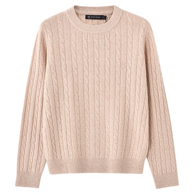 [多色]保罗彼得2025秋冬女羊毛针织衫舒适保暖圆领毛衣SLEDM00071