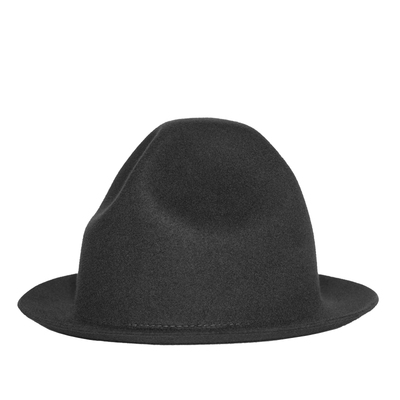 设计师羊毛复古高头暗黑礼帽